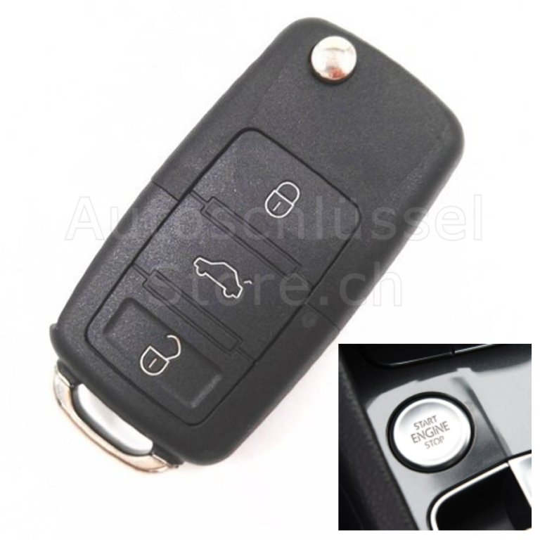 VW Autoschlüssel Keyless Go - Autoschluessel-Store.ch